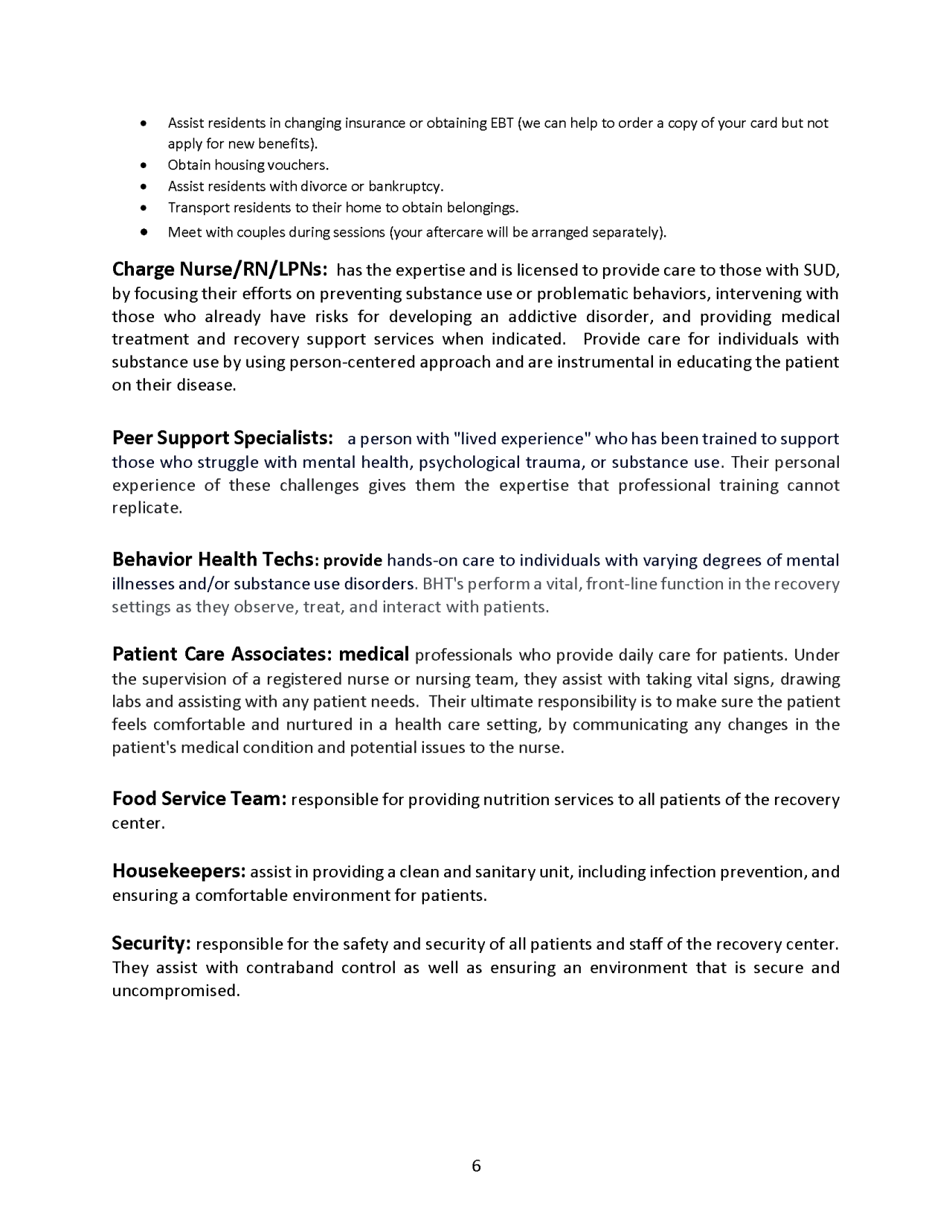 Patient Handbook - OVP Health Recovery Center