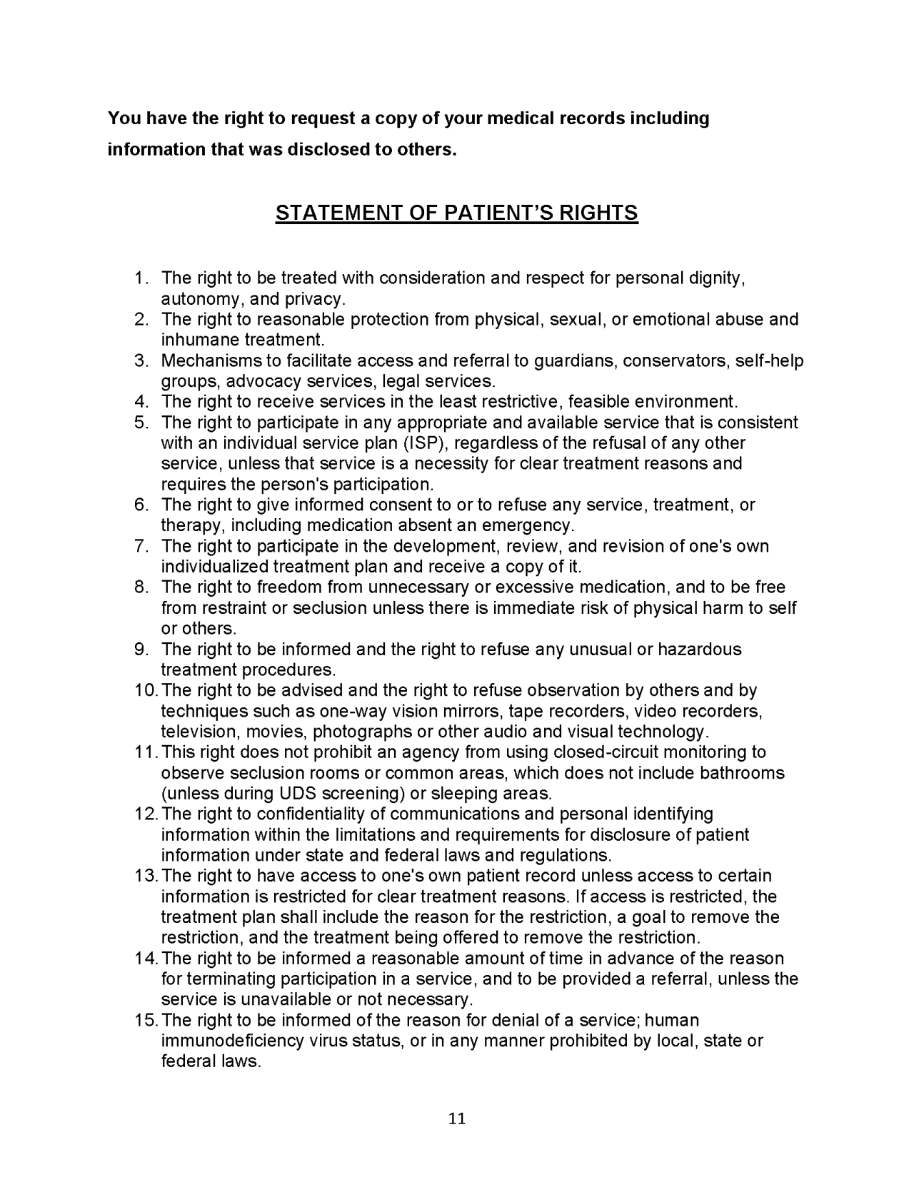 Patient Handbook - OVP Health Recovery Center